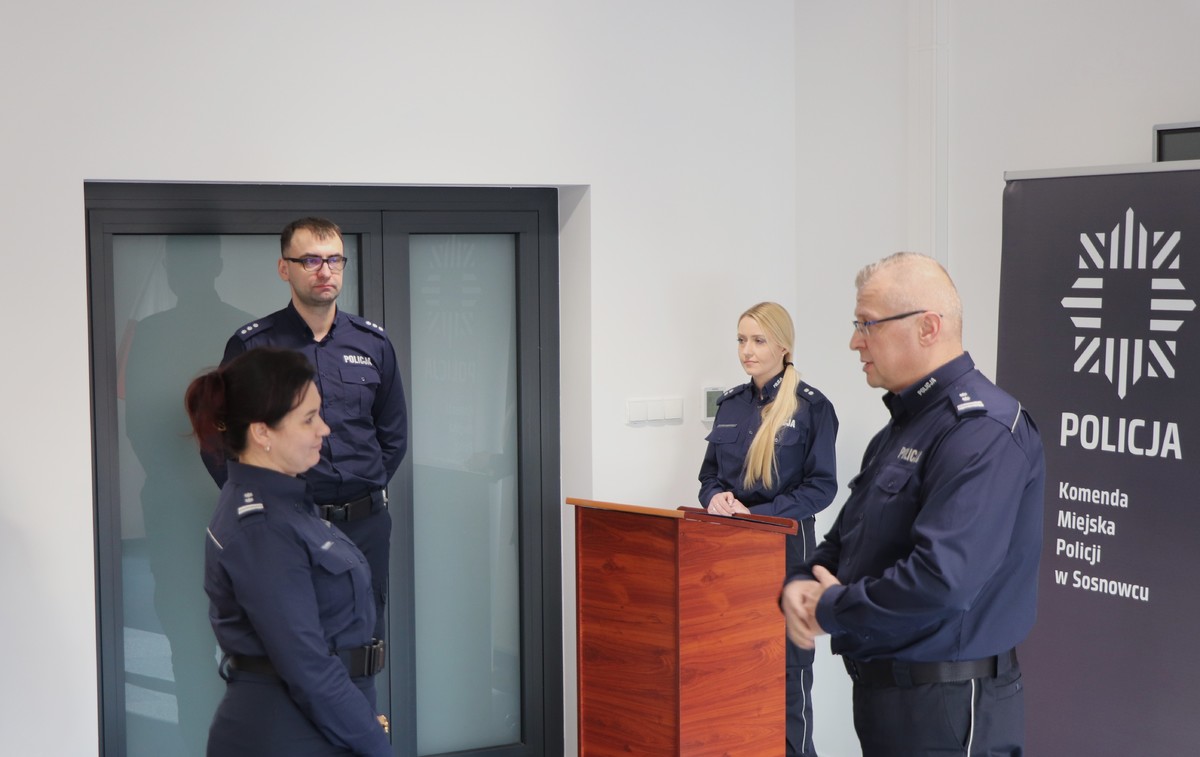 Zmiany kadrowe w sosnowieckiej komendzie - Wiadomości - Komenda Miejska Policji w Sosnowcu